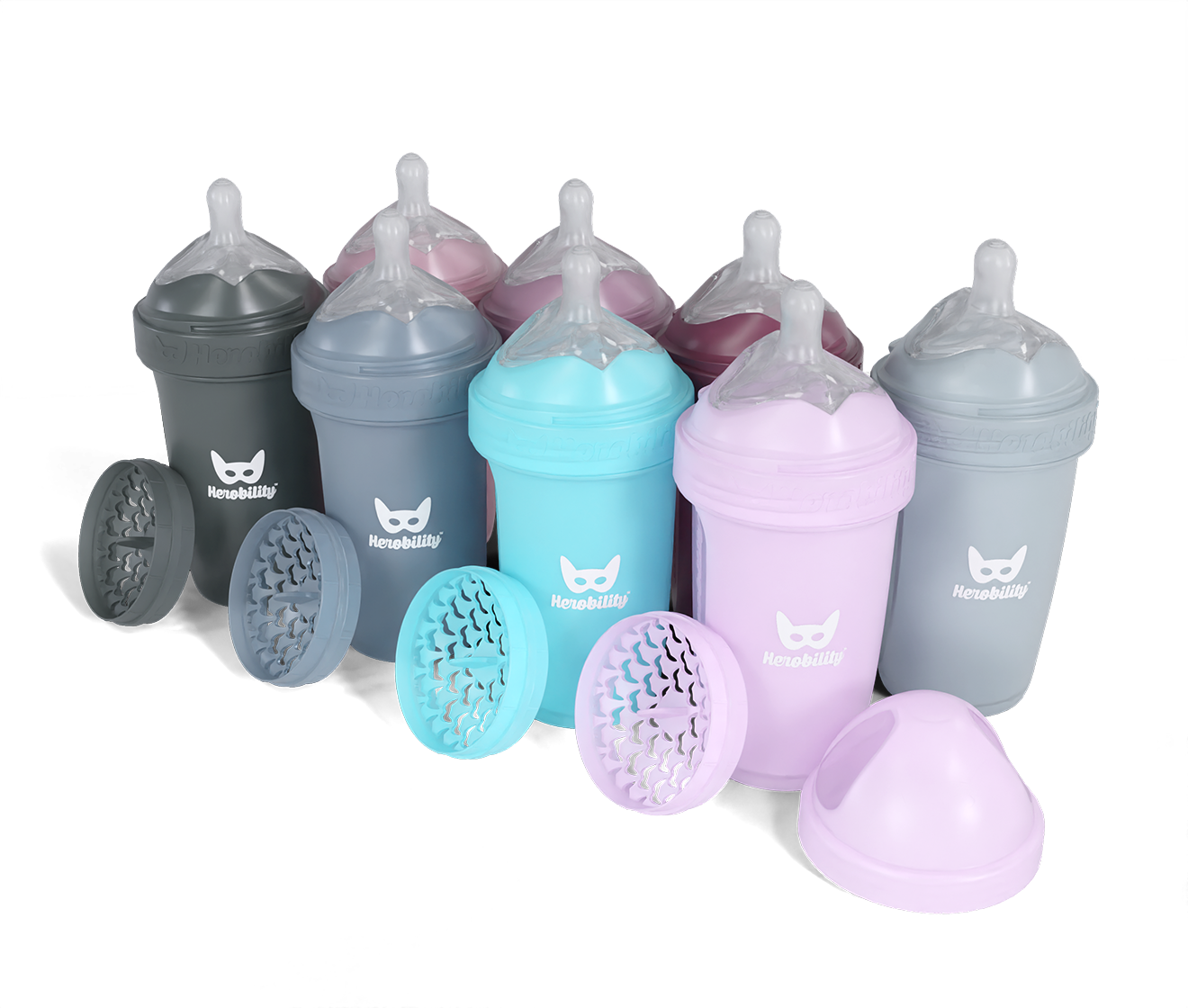 8-pack 240ml/8.5 floz Baby Bottles with 50% discount – Herobility
